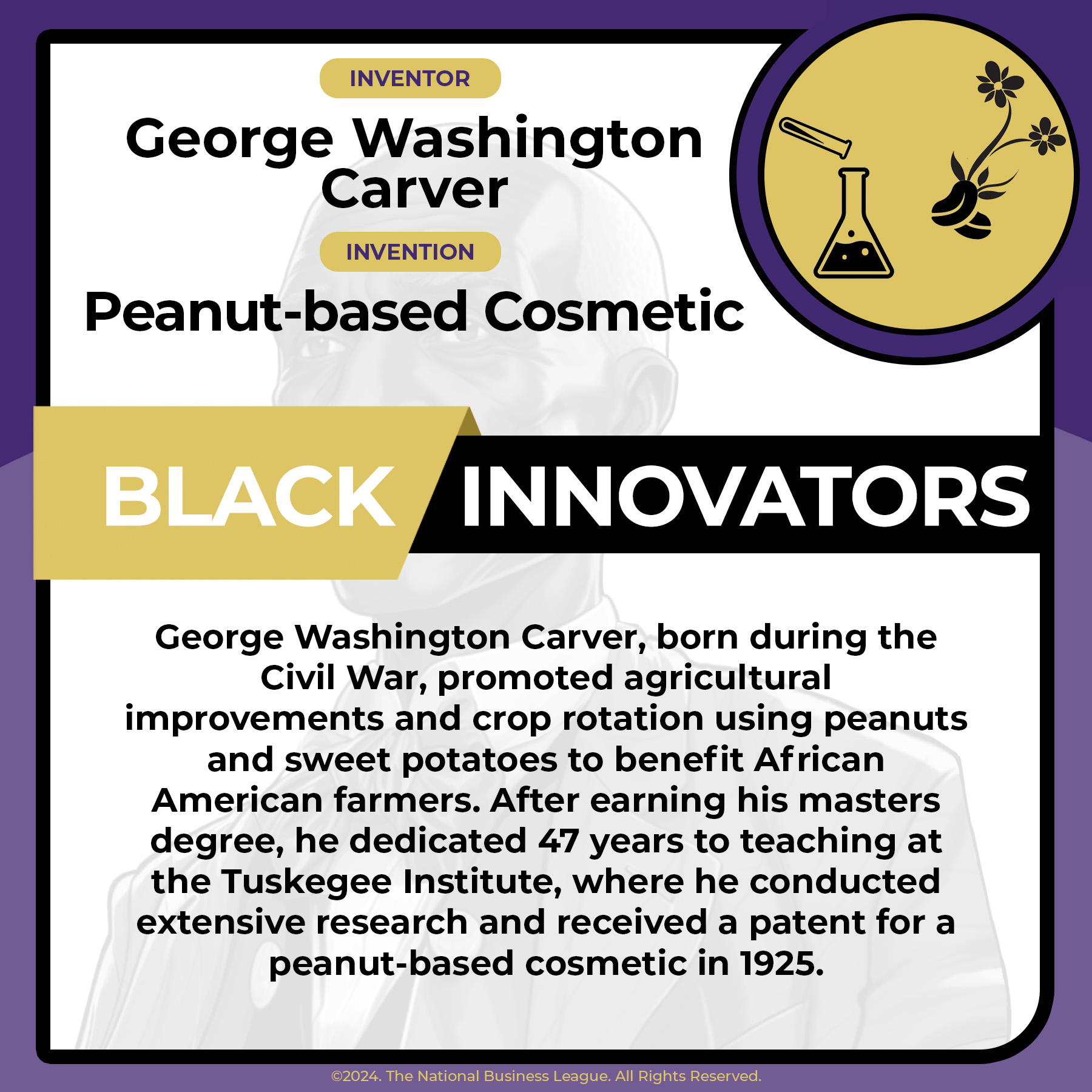 George Washington Carver - National Business League